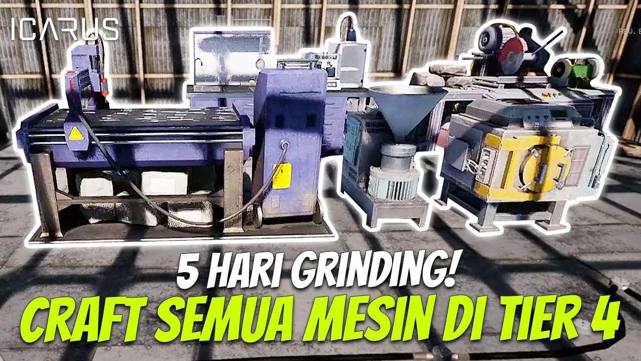 Cobain Semua Craft Bench Tier 4 - ICARUS Indonesia Gameplay | Ep16 ...