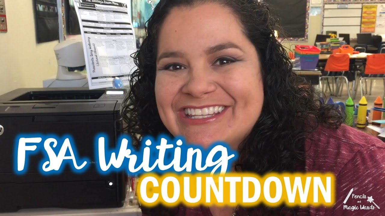 FSA Writing Countdown | Teacher Vlog S1 E40 - YouTube