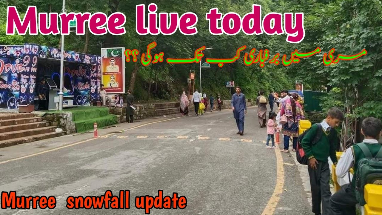 Murree live today | Murree weather today | Murree snowfall update - YouTube