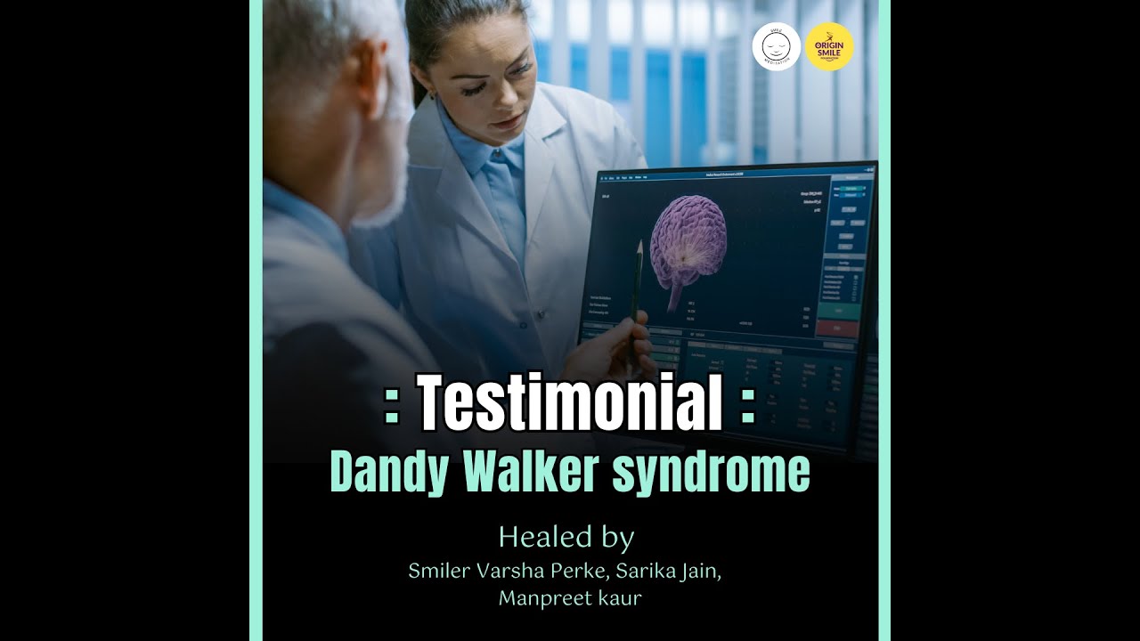 Dandy Walker (Brain Pathology) Child getting healed with Smile Mudra ...