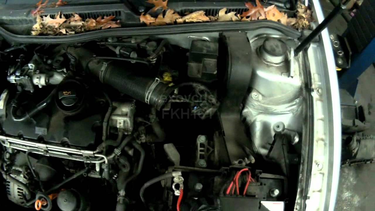 VW A4: BEW BRM Glow Plug Rail Removing... - YouTube