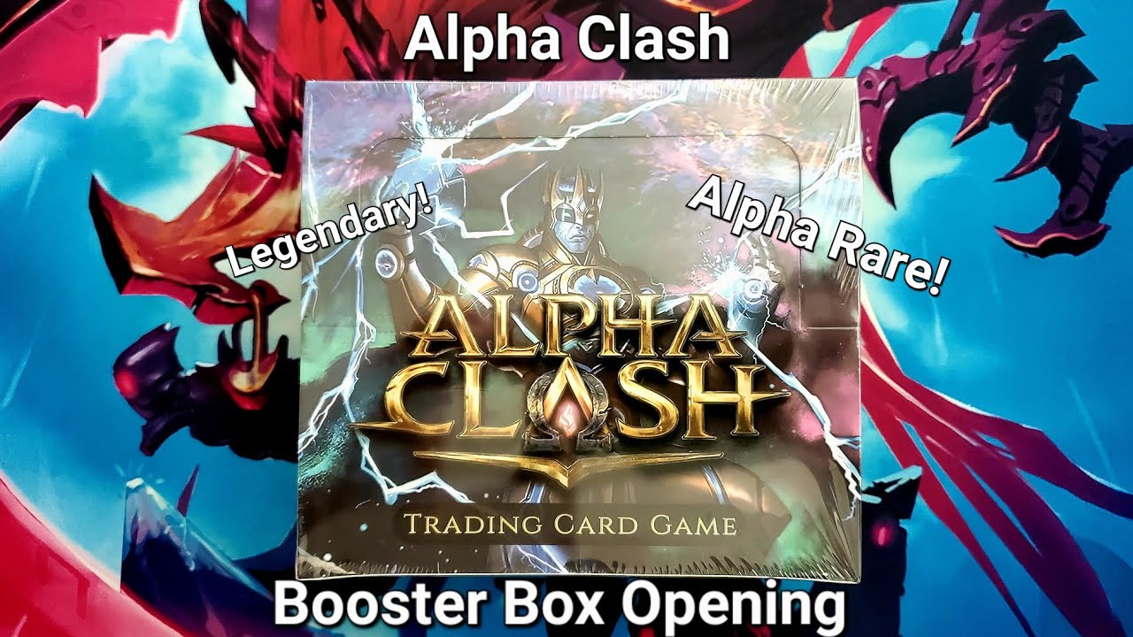 Alpha Clash Booster Box Opening: LEGENDARY and ALPHA RARE! - YouTube