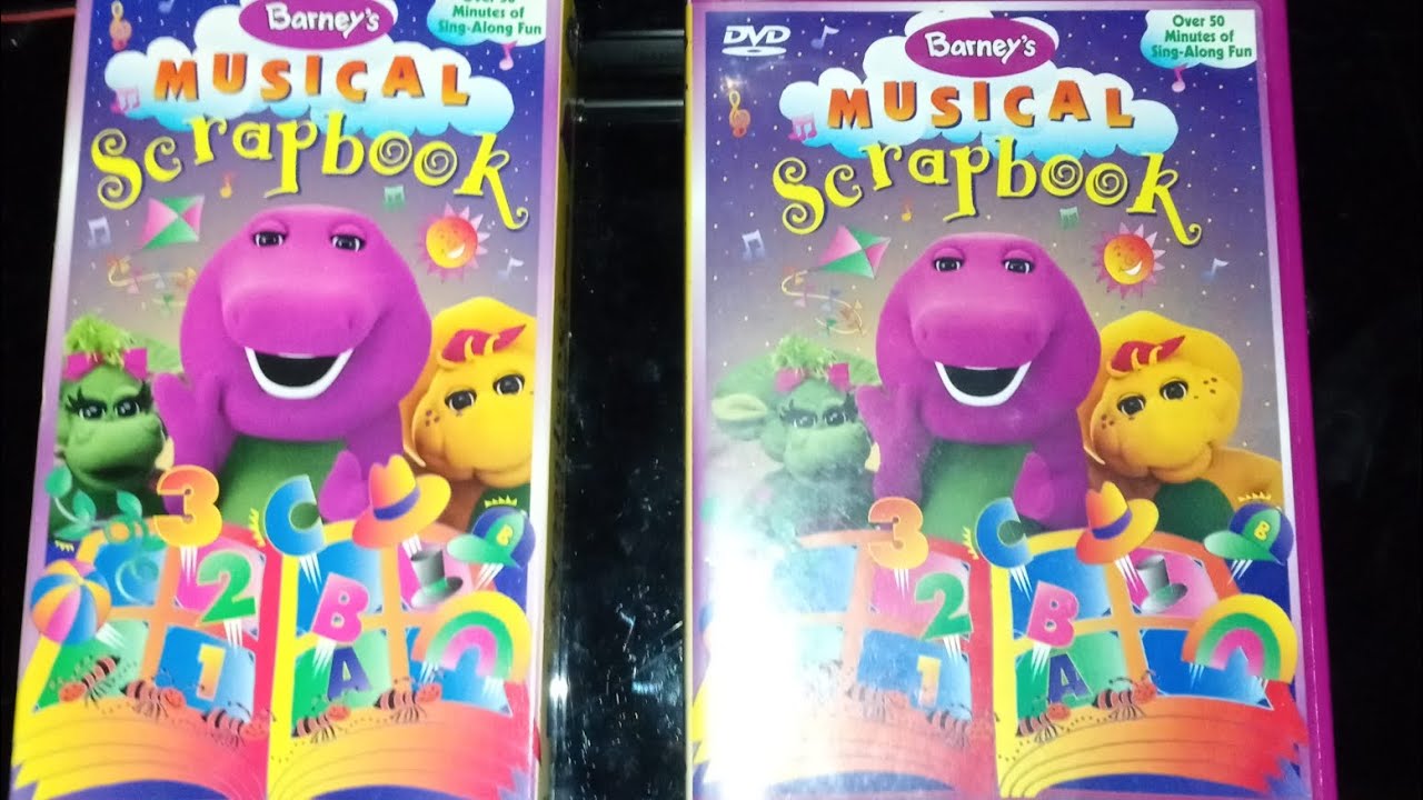 Barney's Musical Scrapbook 2004 DVD/VHS Comparison - YouTube