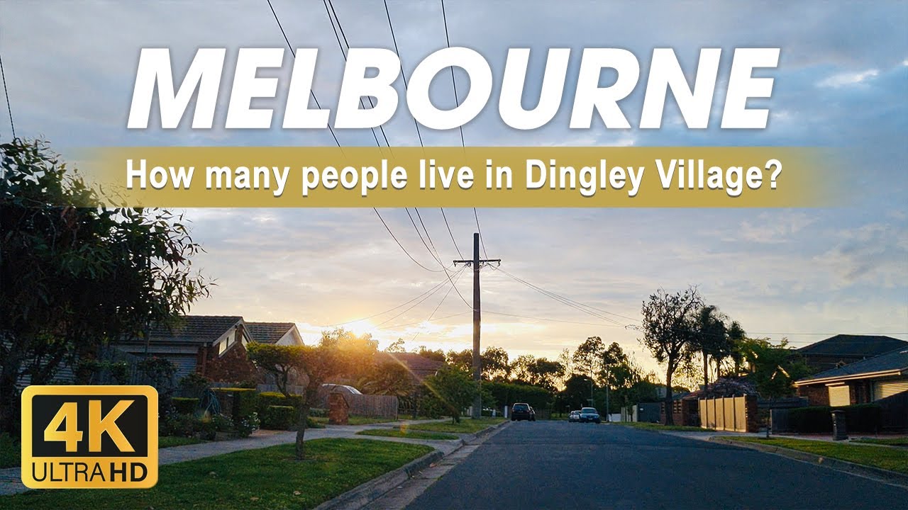 How many people live in Dingley Village? | An early morning drive ...