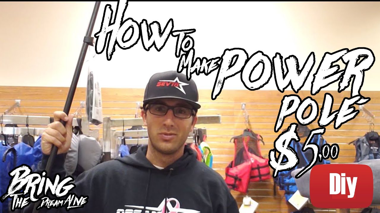 How to make a Power Pole for under $5 / Bring the Dream alive DIY - YouTube