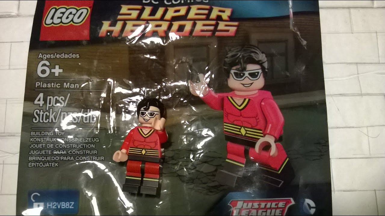 Broview: Lego Plastic Man Exclusive DC Super Heroes - YouTube