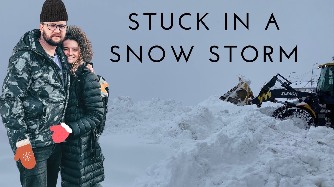 DANGEROUS SNOW STORM DRIVE Gudauri Georgia - YouTube