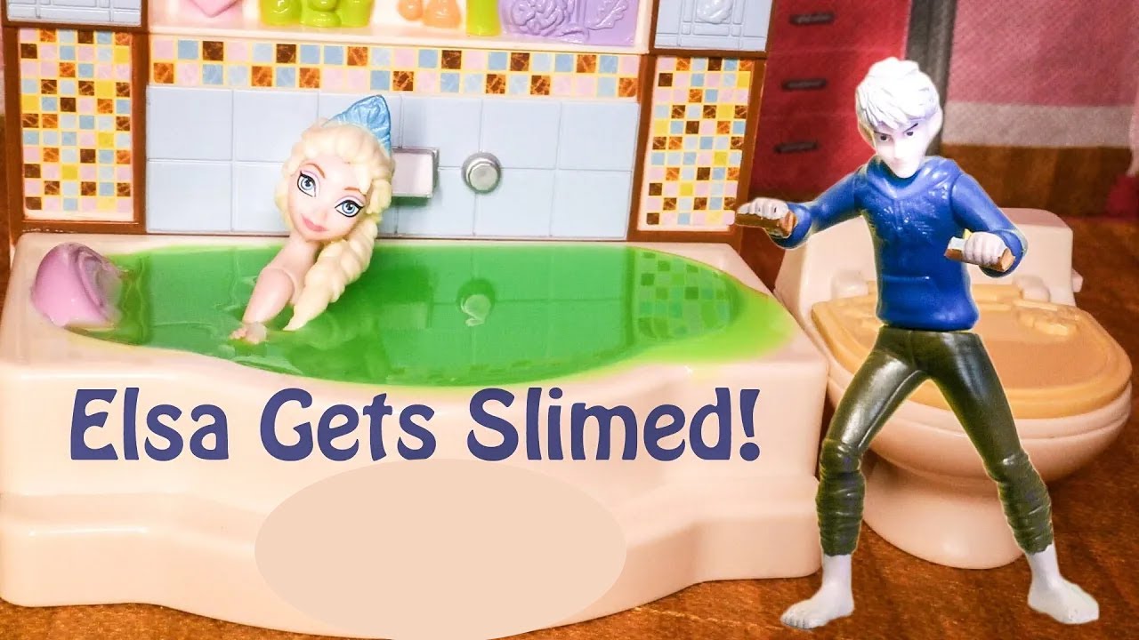 Froze Queen Elsa Gets Slimed by Jack Frost a Funny Video Parody - YouTube