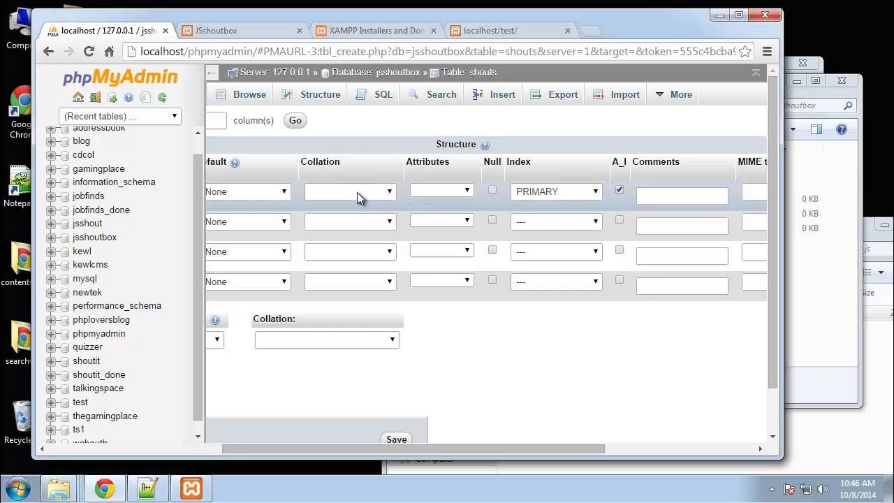 Learn jQuery Ajax and PHP by creating a Shoutbox application - Part2 - YouTube