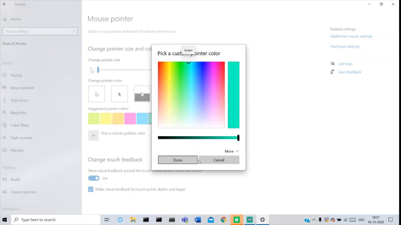 Adeebz Tech For You How To Change Color Of Mouse For Windows 10 Easiest Way YouTube Adeebz Tech For You How To Change Color Of Mouse For Windows 10 Easiest Way YouTube