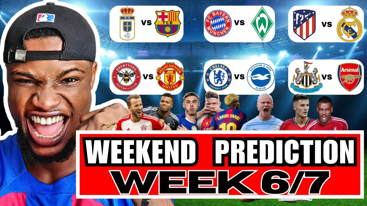 🚨 WEEKEND FOOTBALL PREDICTIONS WEEK 6/7 🚨| Man Utd SHOCK? Newcastle vs ...