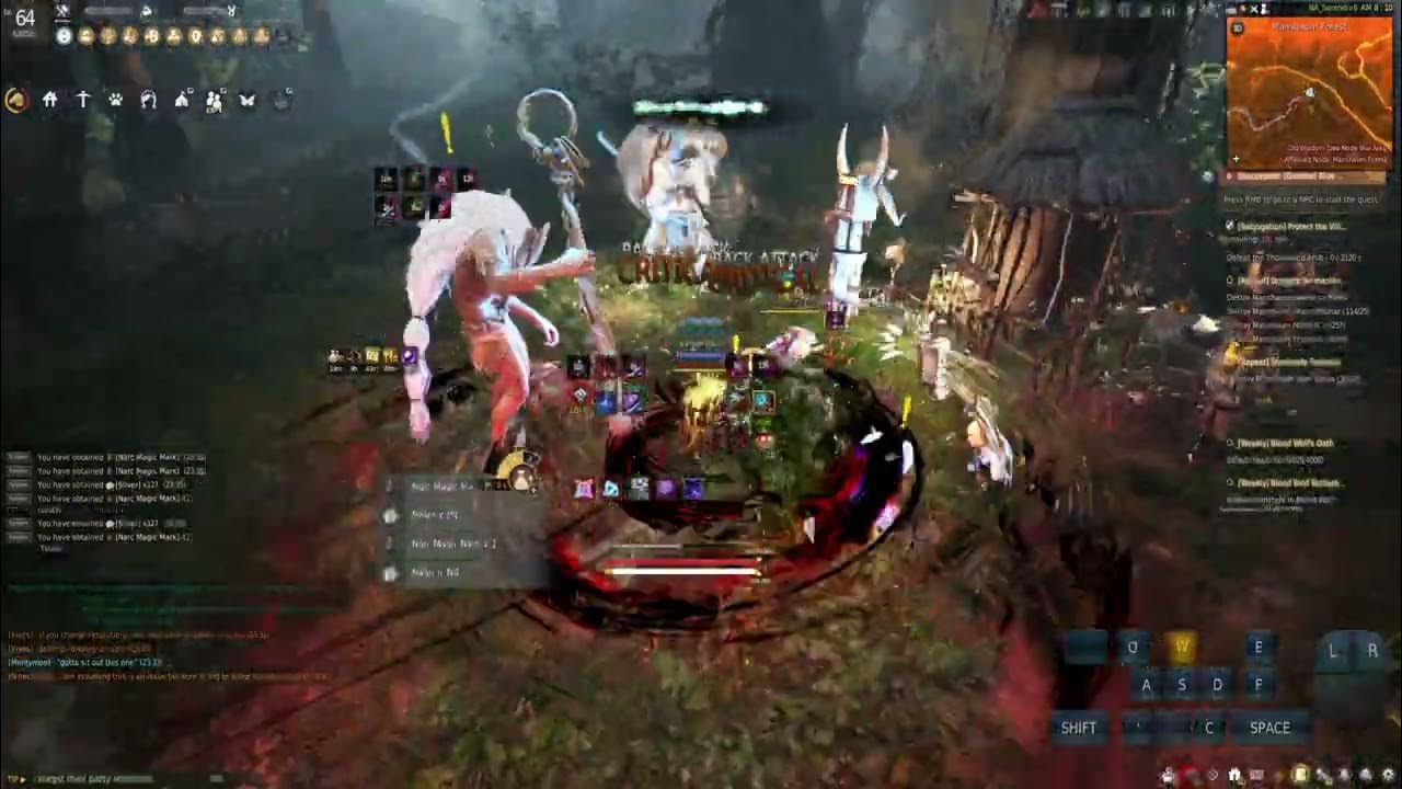 Black desert online ninja succession manshaums daily quest - YouTube