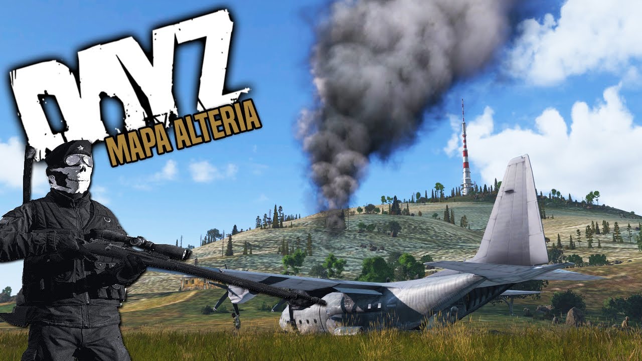 Así SOBREVIVÍ solo al TUNEL MÁS PELIGROSO de DAYZ | Mapa ALTERIA - YouTube
