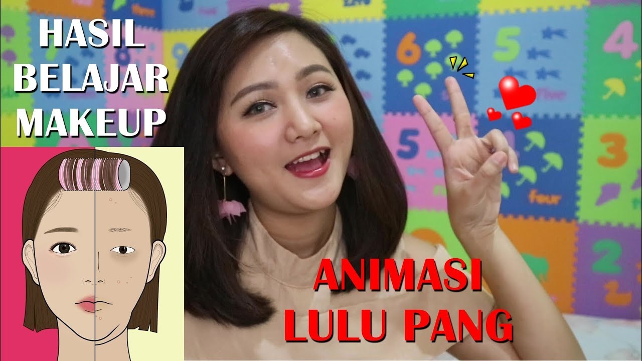 MAKEUP ANIMASI - NGIKUTIN TUTORIAL ANIMASI MAKEUP #LULUPANG - YouTube