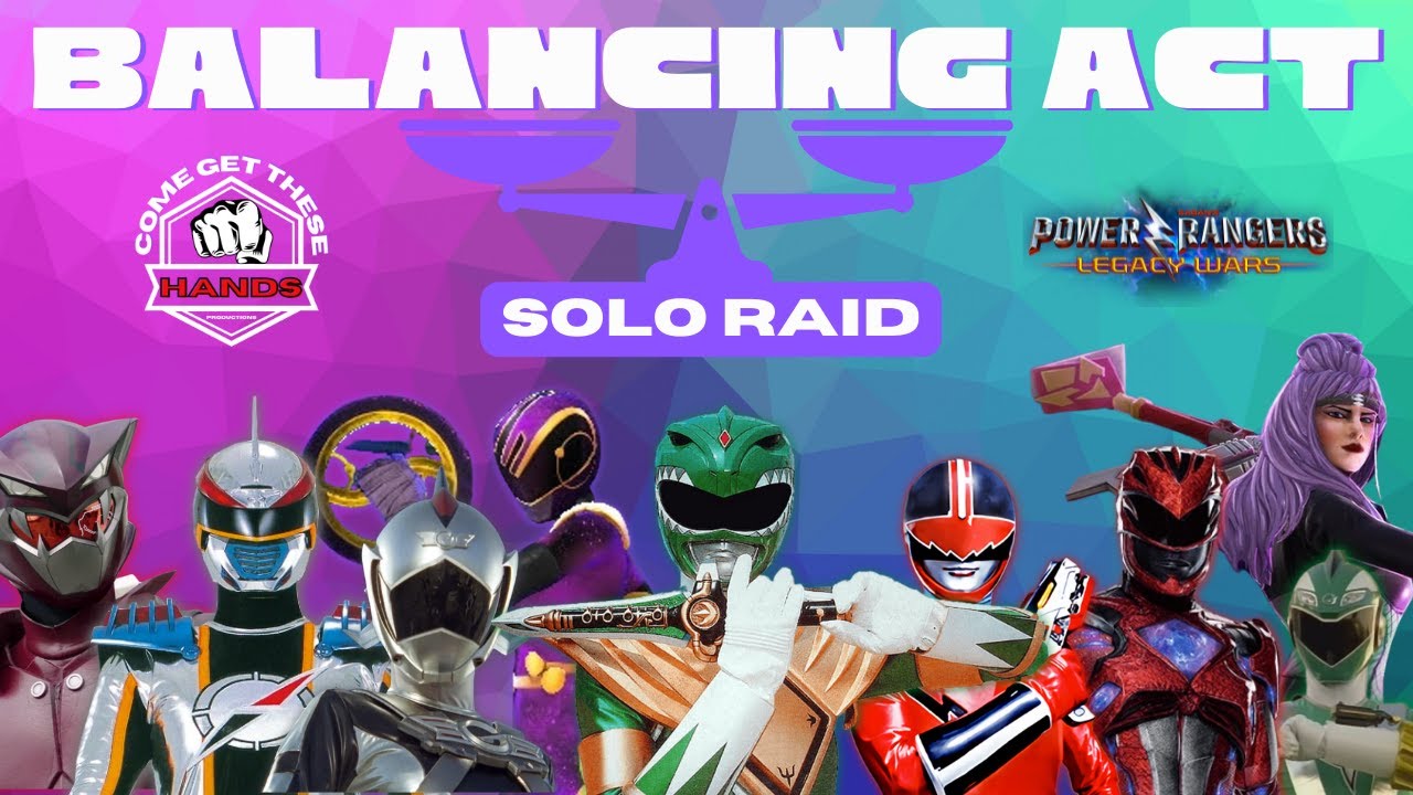 Power Rangers Legacy Wars Balancing Act Solo Raid Full Gameplay Part 1 ...