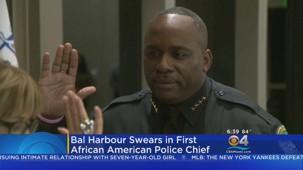 Bal Harbour Swears In New Police Chief - YouTube