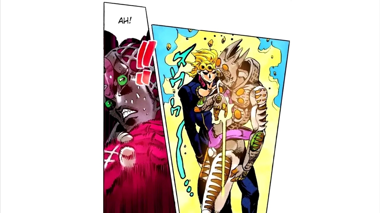 Golden Wind Final Battle - manga version with manga audio (?) - YouTube