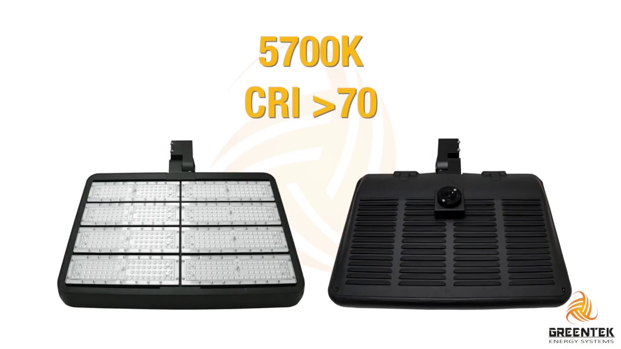 LED Street Light - 480W - Greentek Energy Systems - YouTube