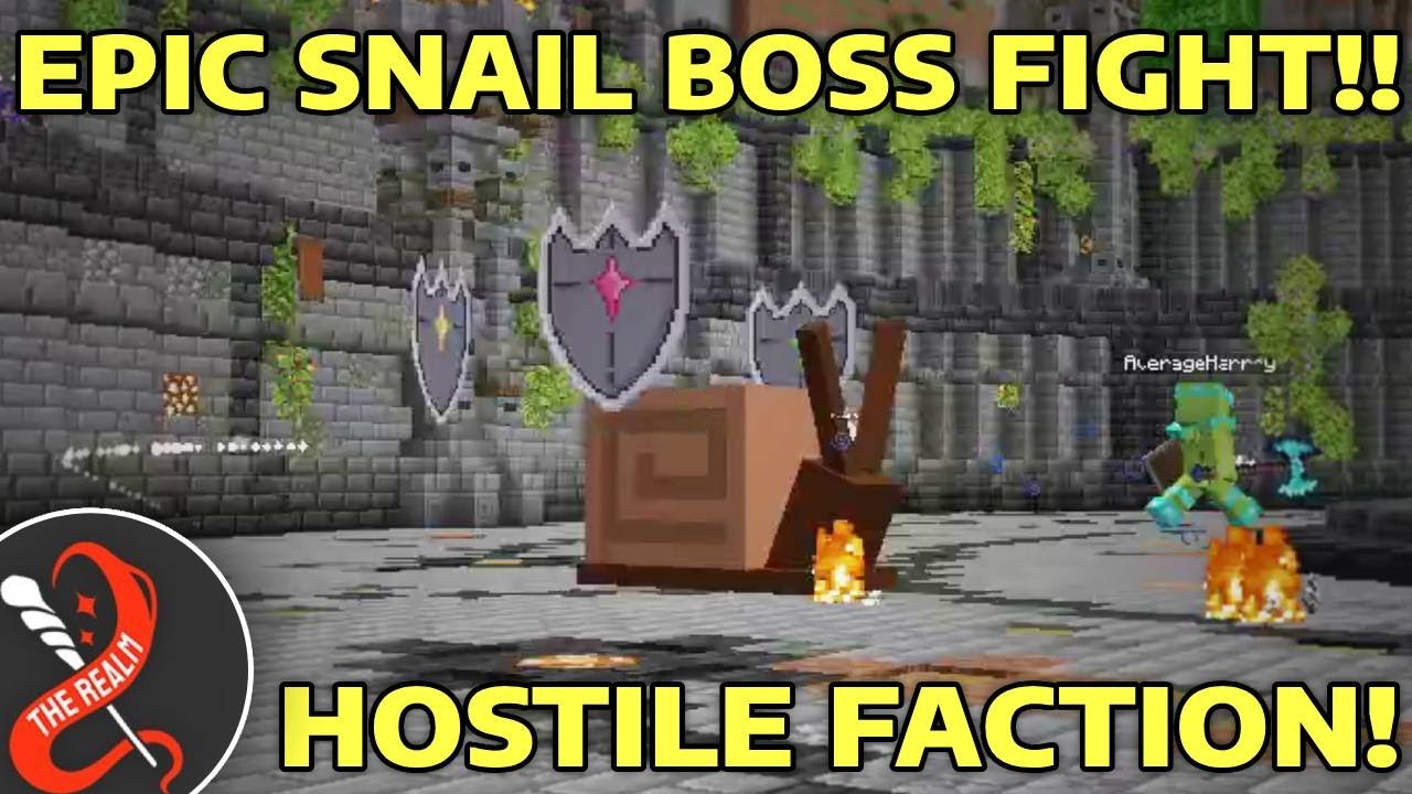 MythicalSausage And Average Harry Take On The BOSS SNAIL FIGHT!! On The ...