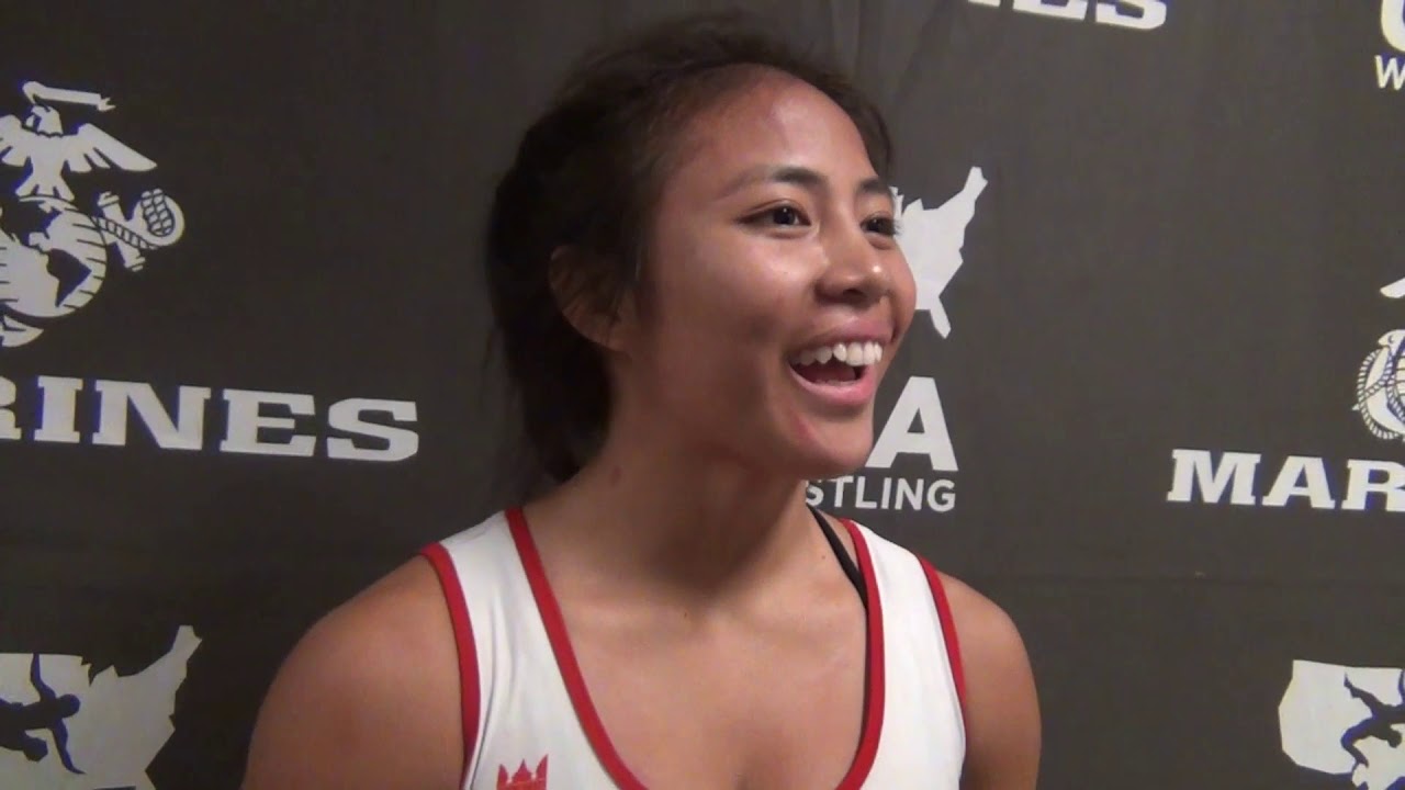 Tiare Ikei (HI), 2019 Junior Women's Freestyle National champion at 117 ...