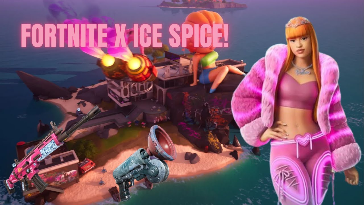 ICE SPICE is in Fortnite! | The Shark POI Returns & Mythic SCAR! - YouTube