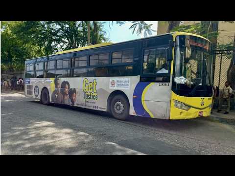JUTC 2022 Ankai G912 22A3013 on route 68: Downtown - Uwi Back Gate ...