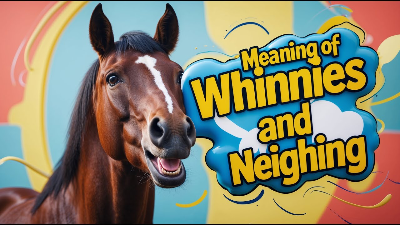 What Do HORSE WHINNIES Mean? Horse NEIGHING Facts - YouTube