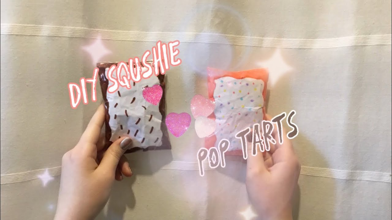 How to make (DIY) (paper squishy pop tarts)💥☄️ - YouTube