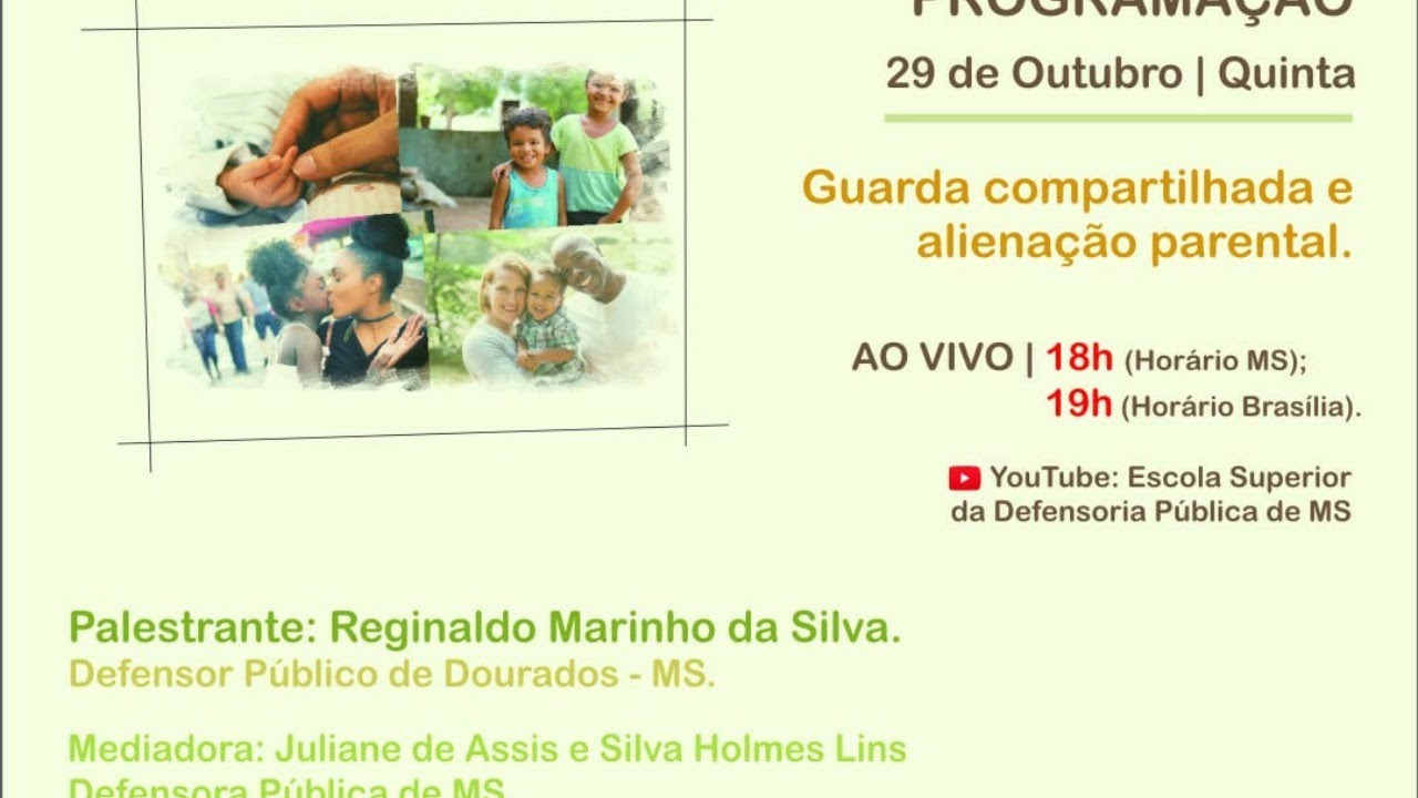 Webinário Direito de Família - Reginaldo Marinho da Silva - YouTube