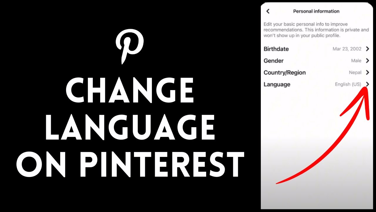 How to Change Language on Pinterest (2024) | Change Pinterest Language ...