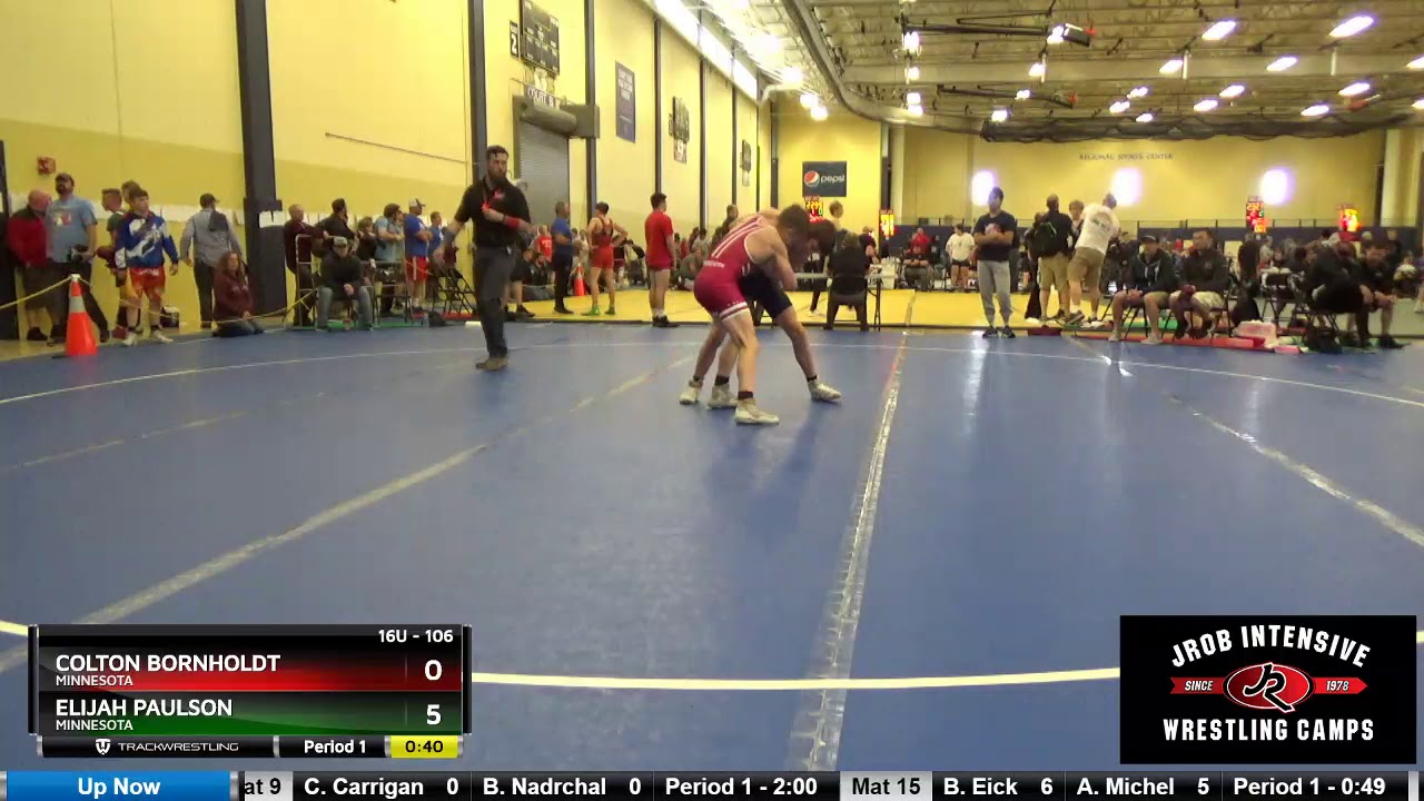 16U 106 Colton Bornholdt Minnesota Vs Elijah Paulson Minnesota - YouTube