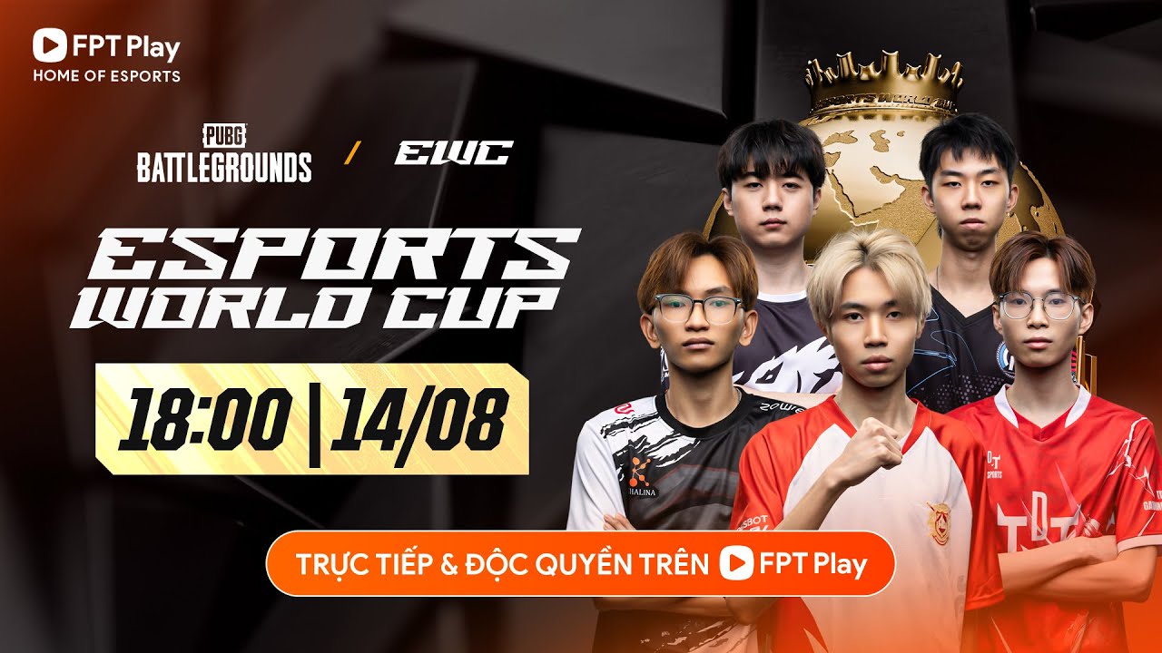 🔴 TRỰC TIẾP: ESPORTS WORLD CUP 2025: PUBG: BATTLEGROUNDS - NGÀY 14/08 ...