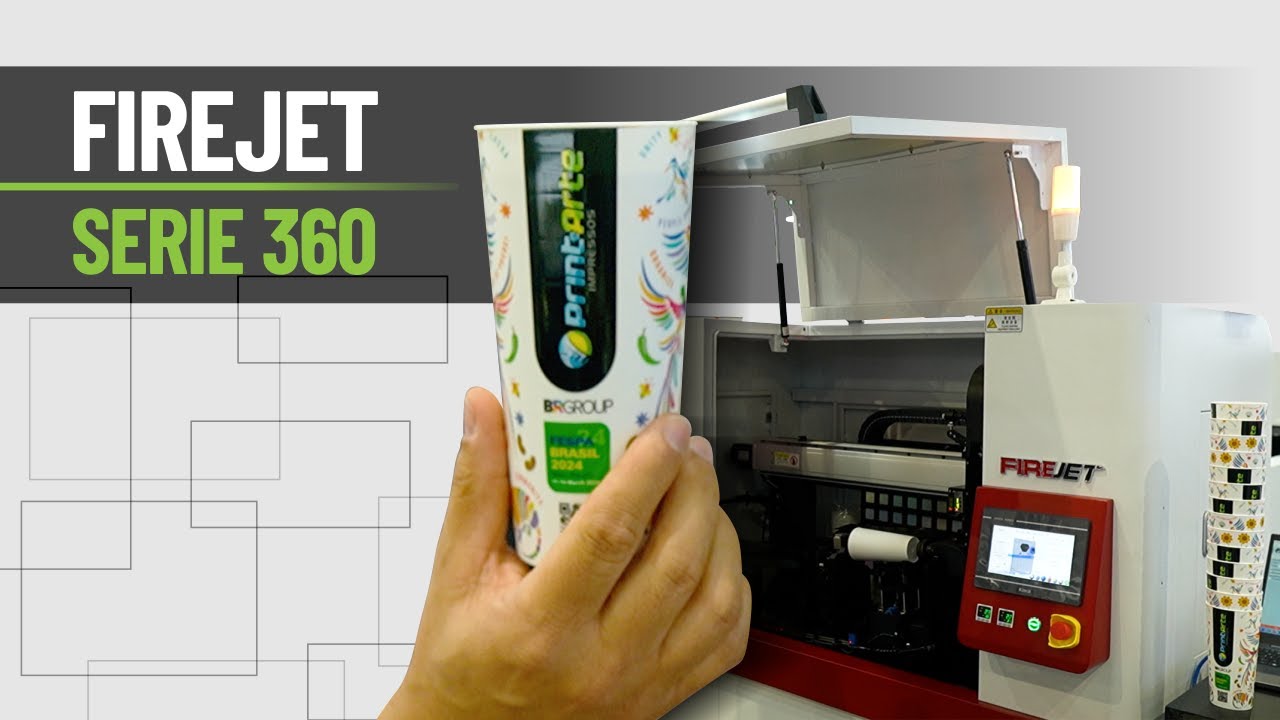 FIREJET Série 360 - Desenvolvida para impressão 360º - YouTube