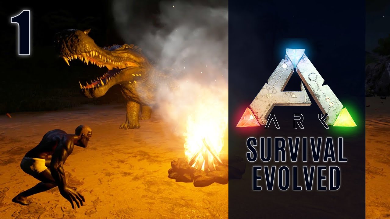 ARK: Survival Evolved // EP1 // Death by Dino w/ Poet & Kohd - YouTube