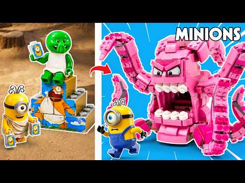 I Built Every Minions & Monsters Character in LEGO | FUNZ Bricks