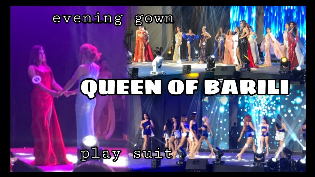 PART II QUEEN OF BARILI 2024 / PLAY SUIT & EVENING GOWN COMPETITION ...