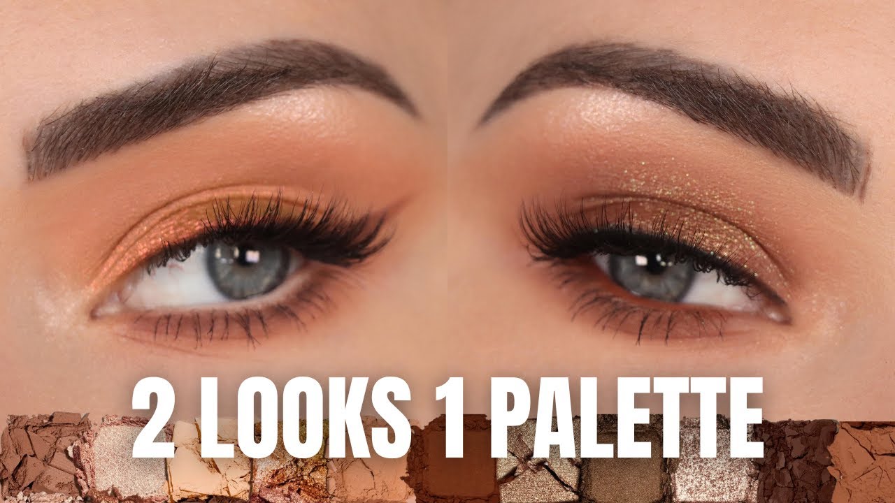 Natasha Denona I Need a Warm Eyeshadow Tutorial | 2 Looks 1 Palette ...