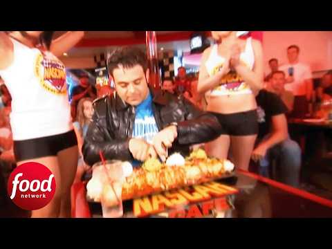 Adam Richman Faces Off The Big Badass Burrito Challenge In Las Vegas | Man V. Food