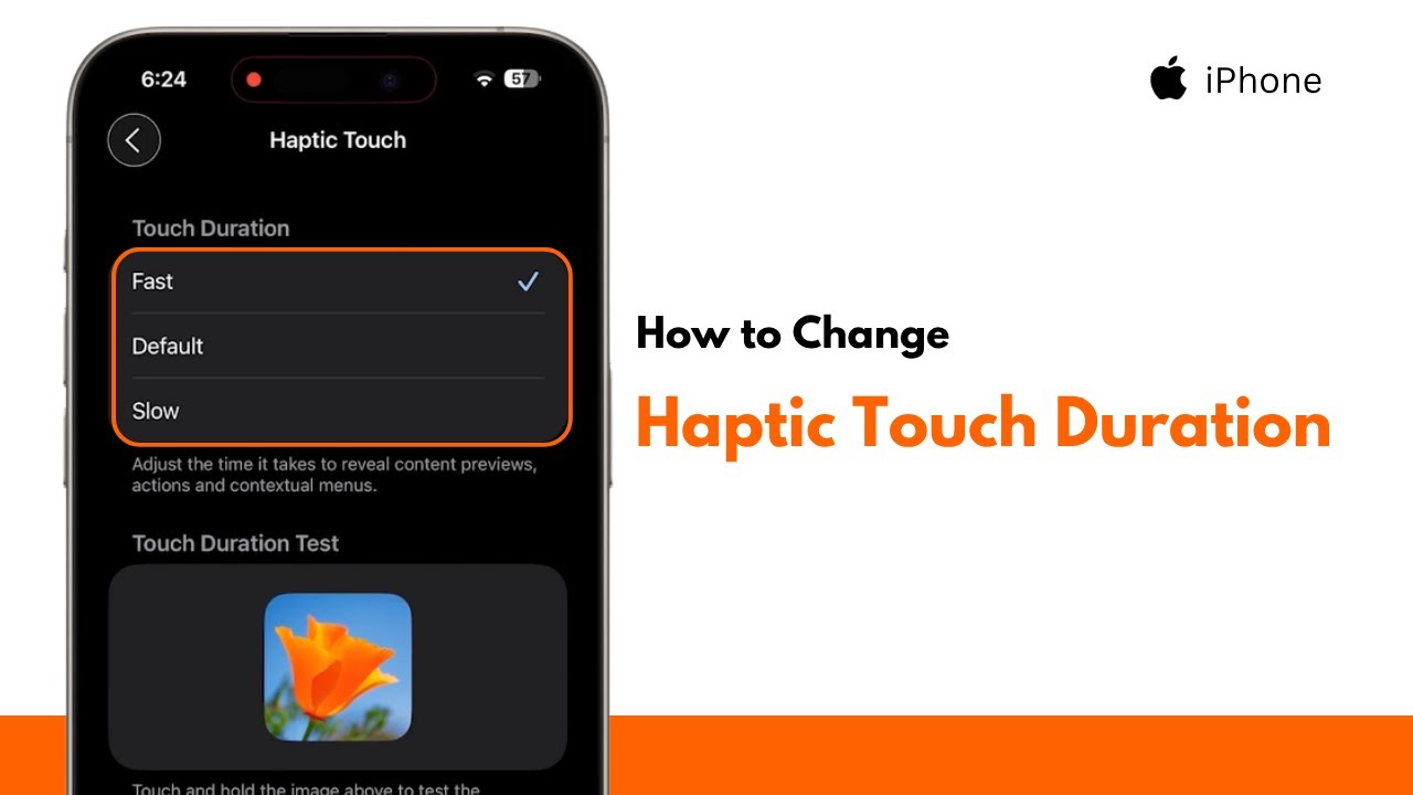 How to Change Haptic Touch Duration on iPhone | Touch Sensitivity ...