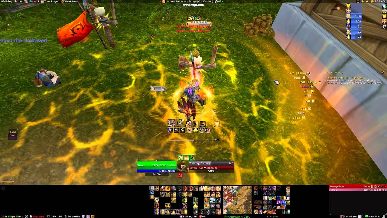 Wow Tankadin Weakauras 504 Youtube