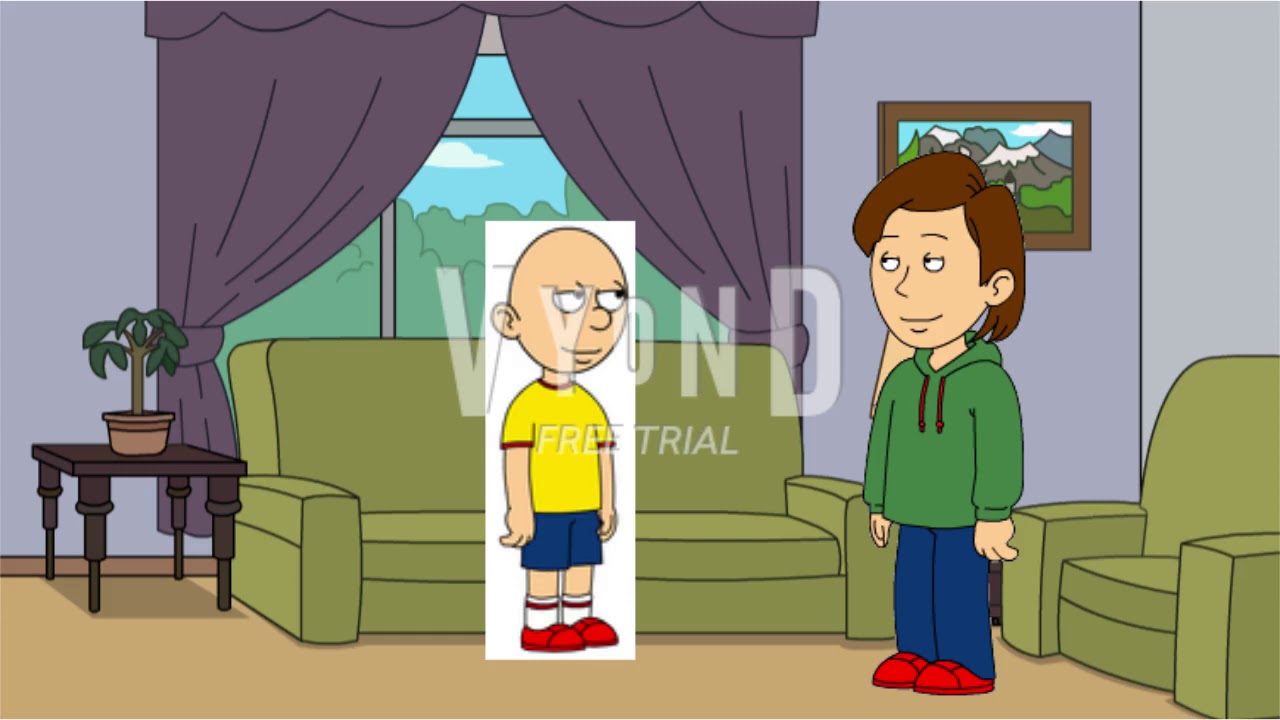 Caillou Gets Grounded (Vyond) - YouTube