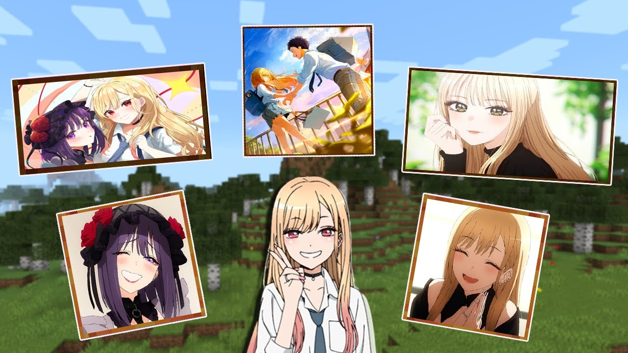 CUADROS de MARIN KITAGAWA para Minecraft PE - YouTube