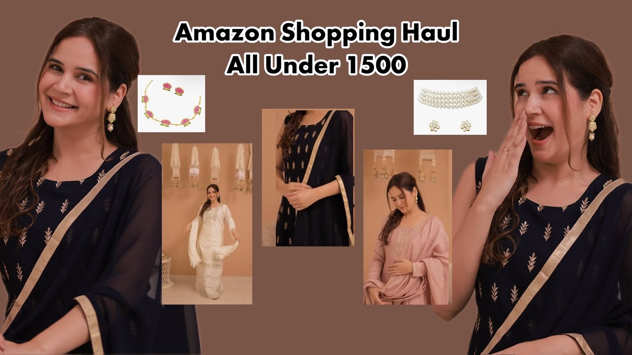 Amazon Shopping HAUL | All under 1500 | ShivShakti - YouTube