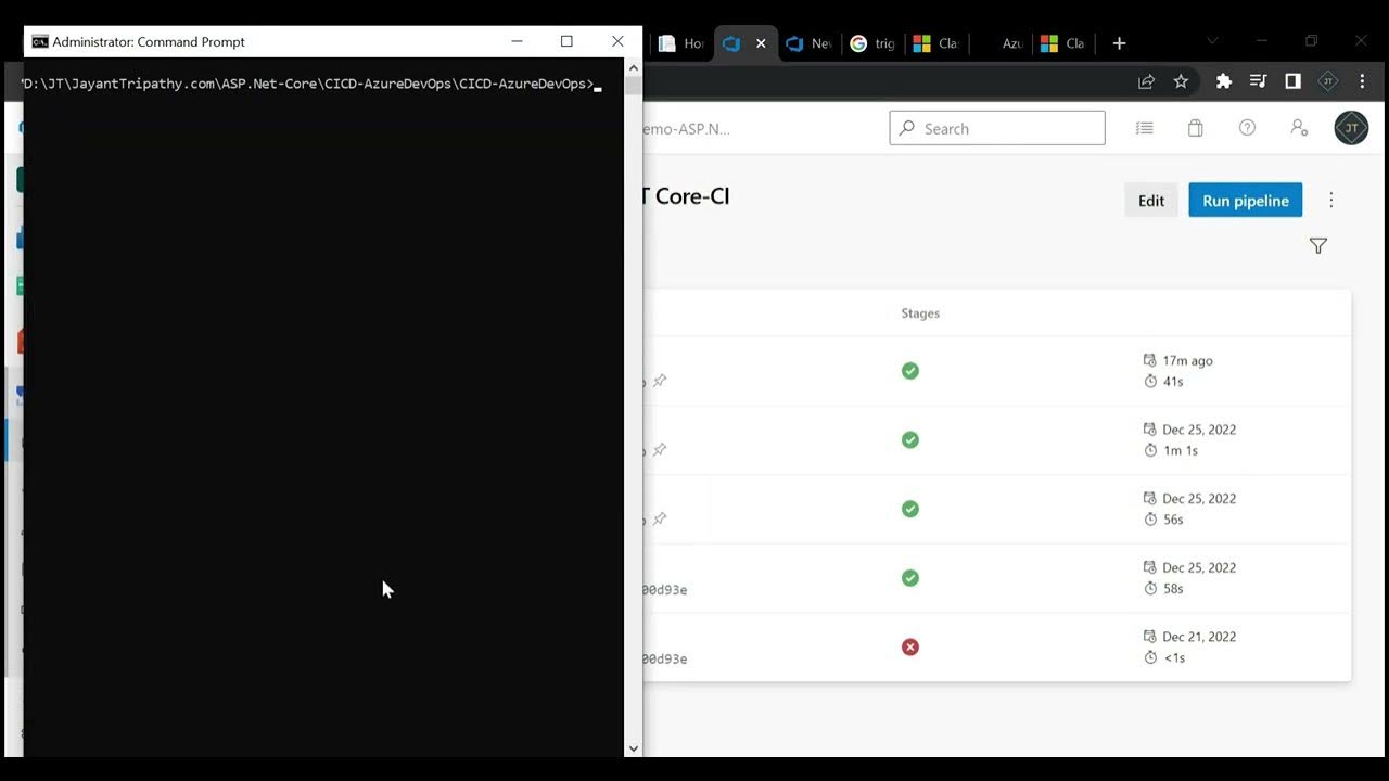 Building Cicd Pipeline Using Azure Devops Trigger The Release Pipeline Automatic Youtube