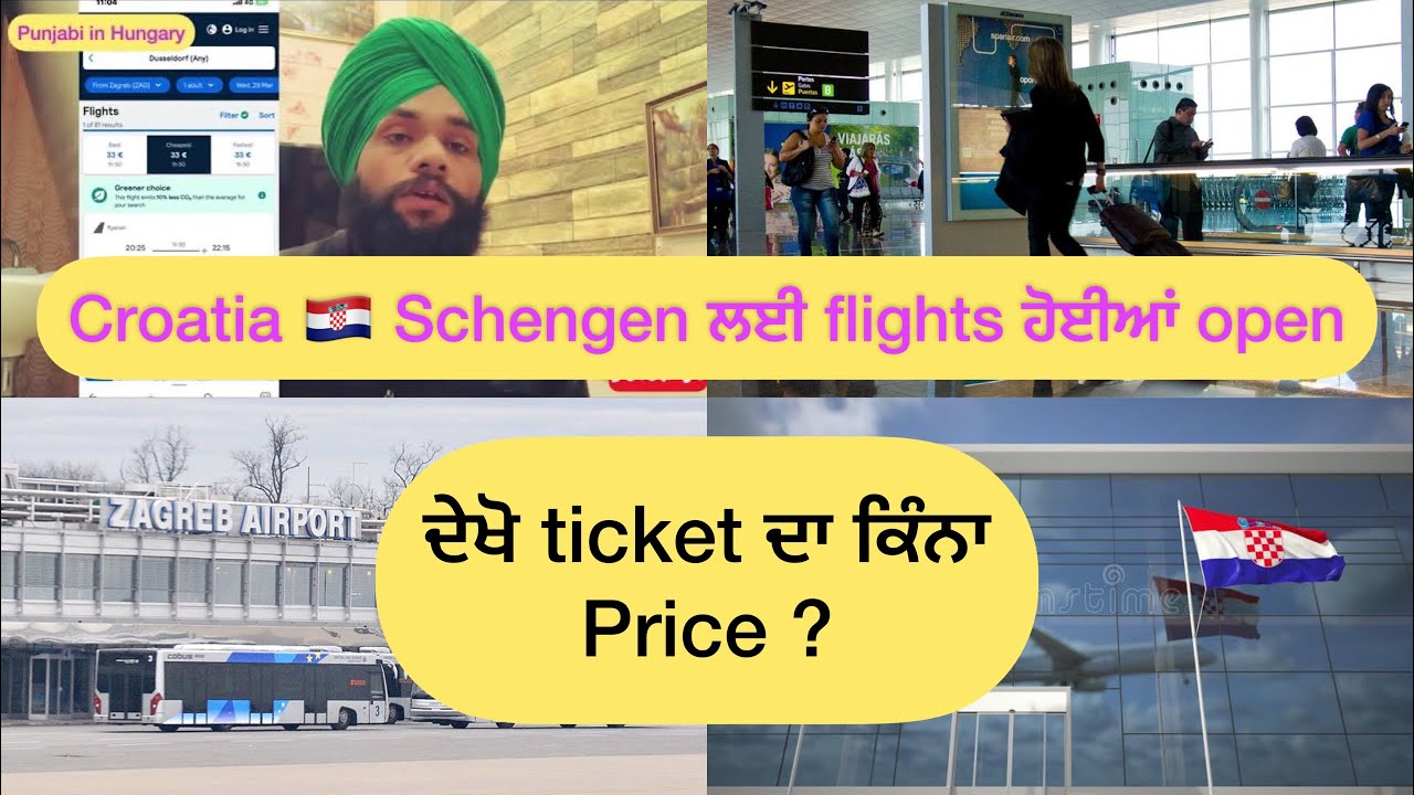 Croatia to Schengen flights open/Croatia to Italy/Croatia to pourtgal ...