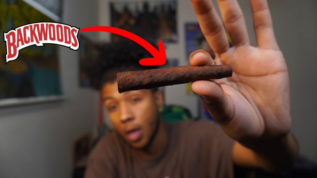 how to roll a backwood.....no extra spice! - YouTube