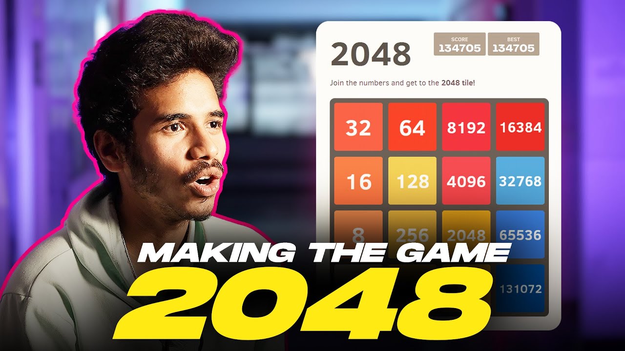 CS first year students develop the 2048 game from scratch - YouTube