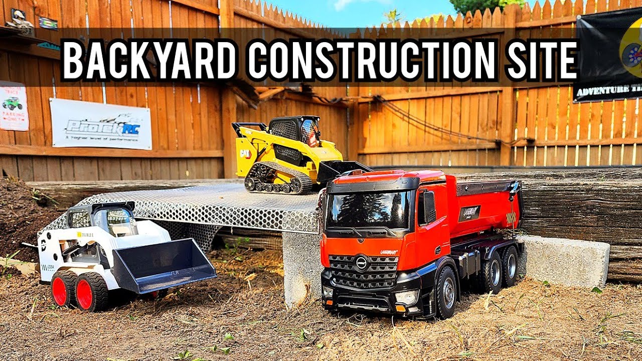rc construction site - YouTube