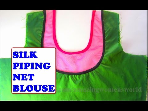 Latest NET Designer Blouse MAKING | DIY |STEP BY STEP || AWW # 273 ...