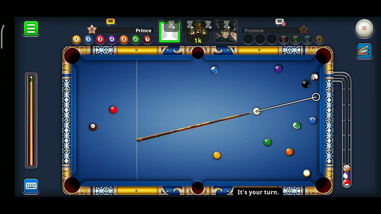 First you tube video. 8 ball pool challenge with friend - YouTube